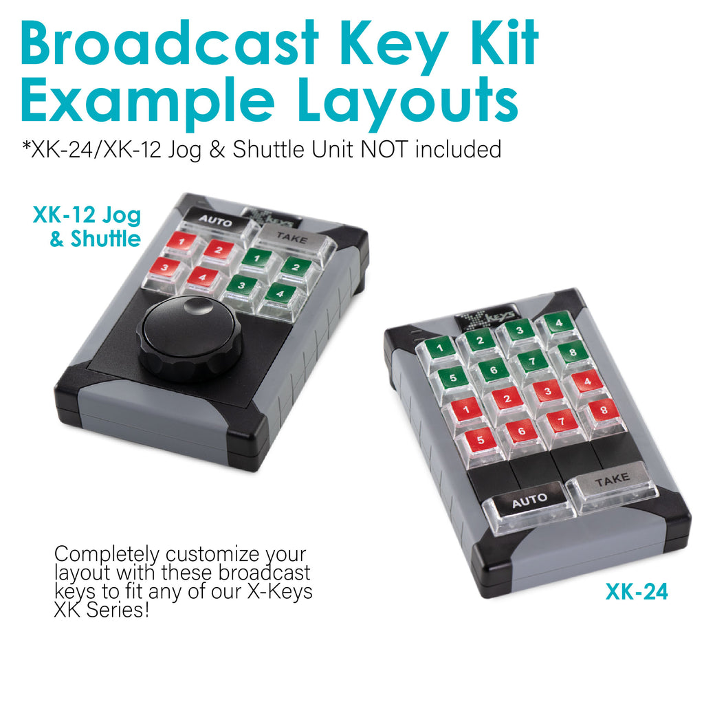 X-keys Broadcasting Key Set – X-keys-UK (Keyboard Specialists LTD)
