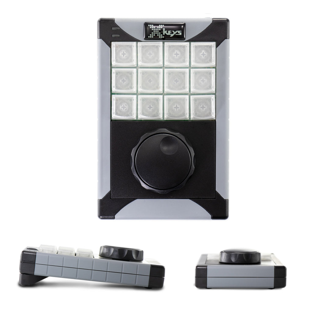 X-keys XK-12 Key Programmable Keypad with Jog and Shuttle – X-keys-UK ...