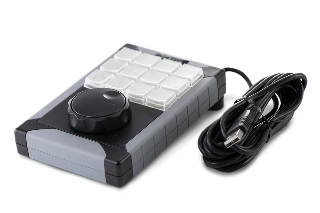 X-keys XK-12 Key Programmable Keypad with Jog and Shuttle – X-keys-UK ...