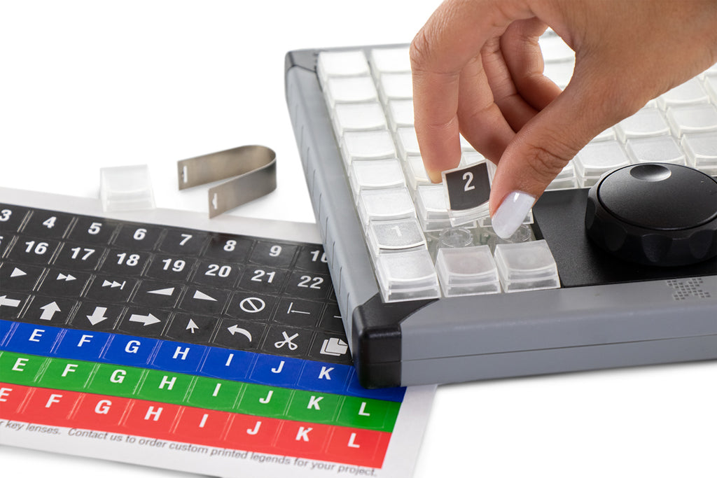 X-keys XK-68 Key Programmable Keypad with Jog and Shuttle – X-keys-UK ...