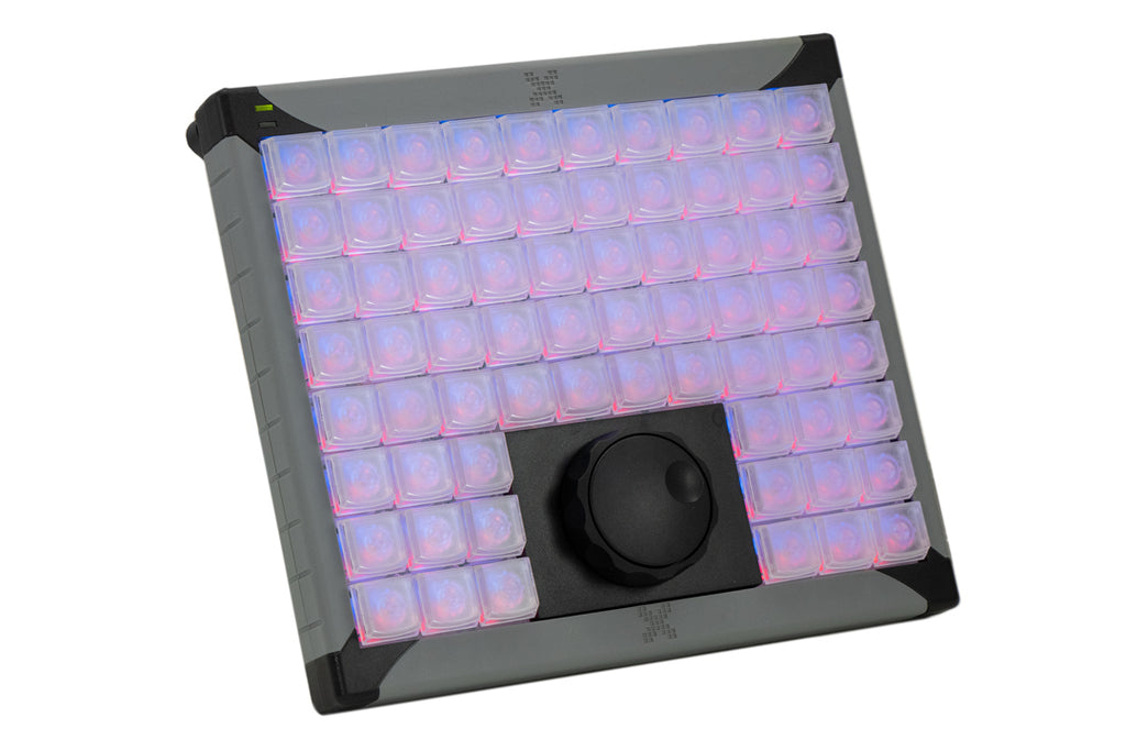 X-keys XK-68 Key Programmable Keypad with Jog and Shuttle – X-keys-UK ...